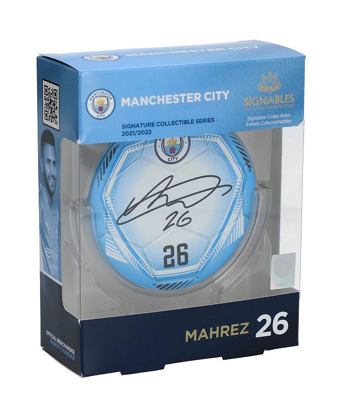 Signables Riyad Mahrez Manchester City Signature Series Collectible ...