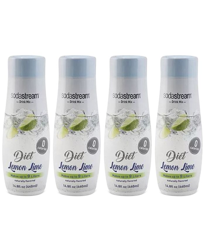 Sodastream Diet Lemon Lime Drink Mix Set Of 4 Macy S