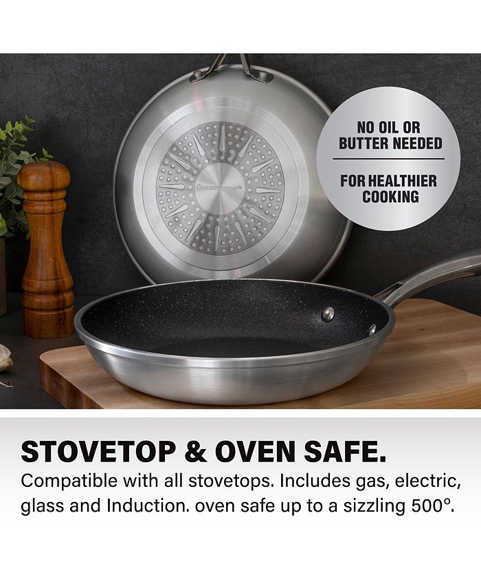 Granite Stone Diamond Silver Collection 5-Pc. Titanium Diamond Infused ...