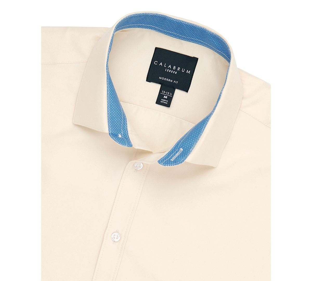 Click here for Calabrum Mens Regular Fit Solid Wrinkle Free Perfo... prices