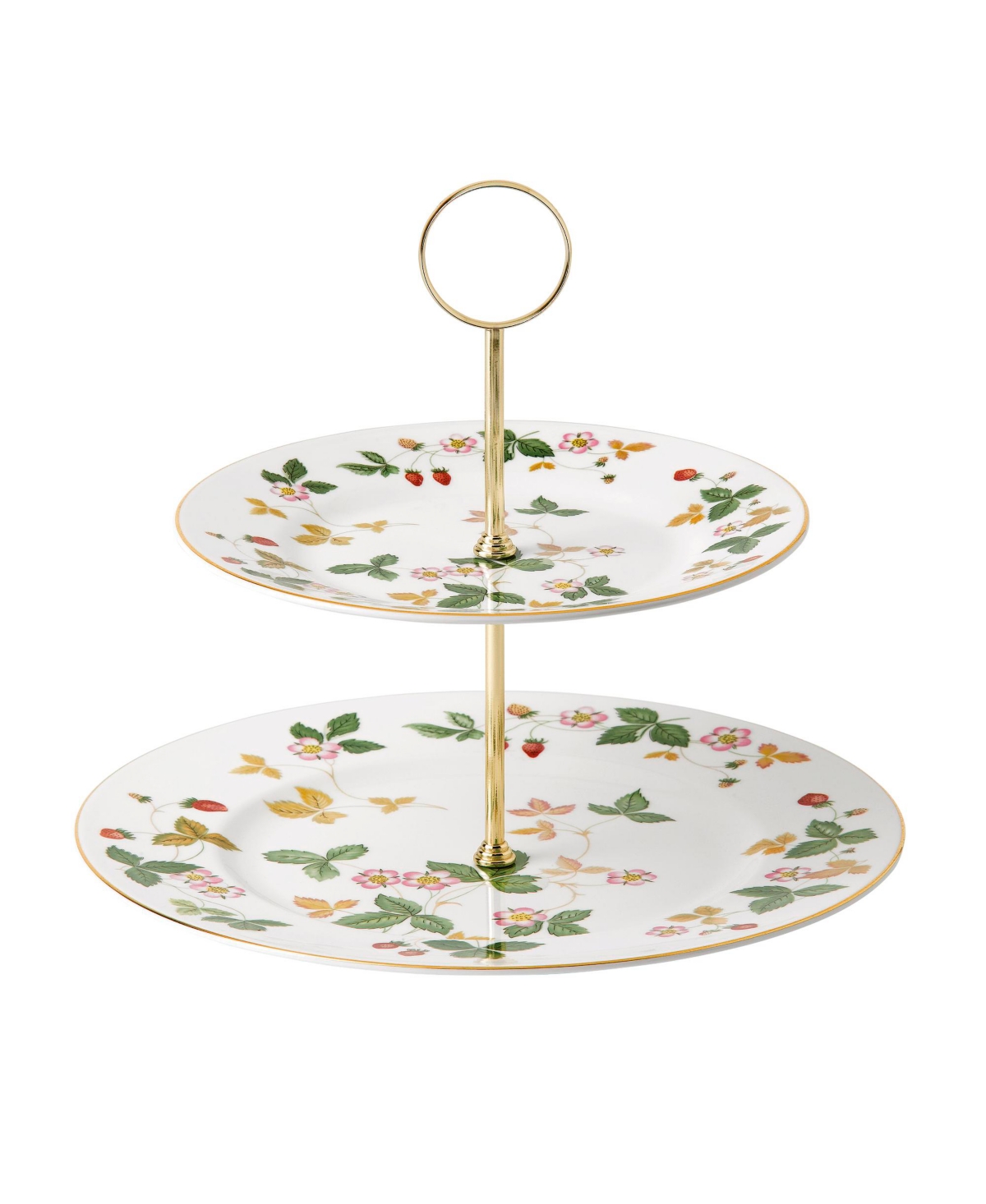 Click here for Wedgewood Wild Strawberry Two Tier Cake Stand - Mu... prices
