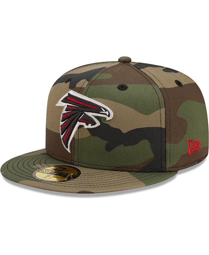 New Era Men's Camo Atlanta Falcons Woodland 59FIFTY Fitted Hat - Macy's