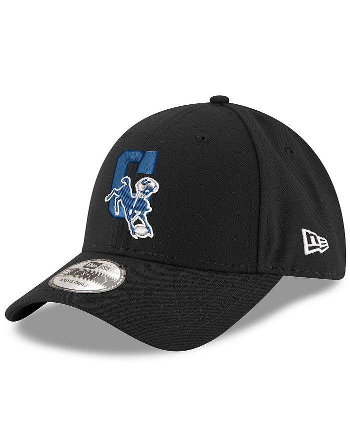 New Era Men's Black Indianapolis Colts Hometown 9FORTY Adjustable Hat ...