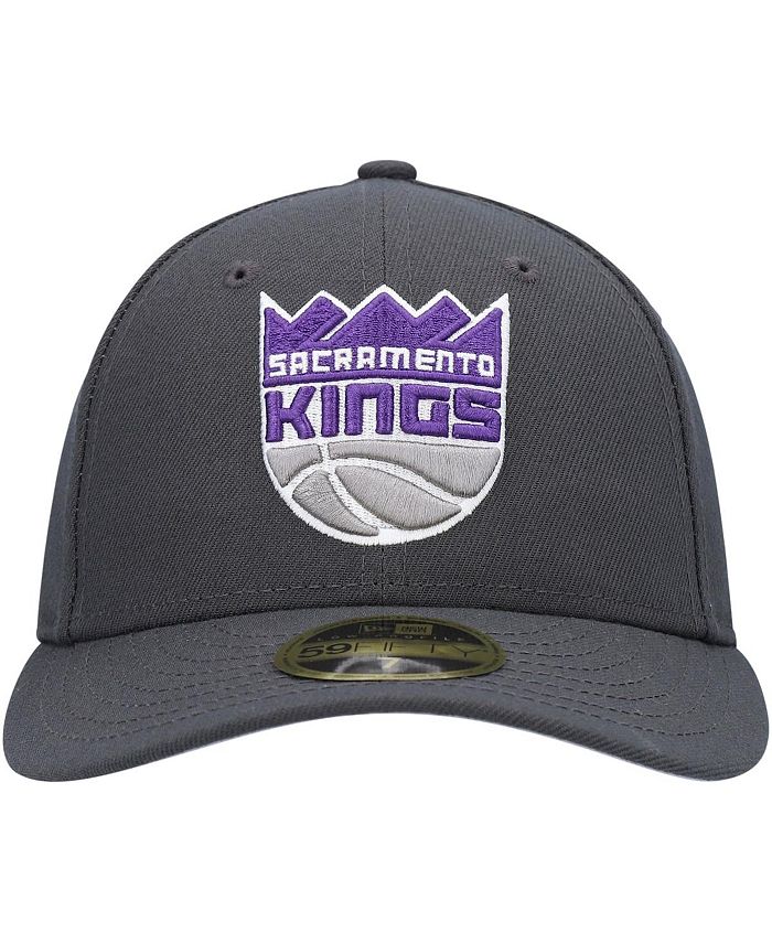 New Era Men's Gray Sacramento Kings Team Low Profile 59FIFTY Fitted Hat ...