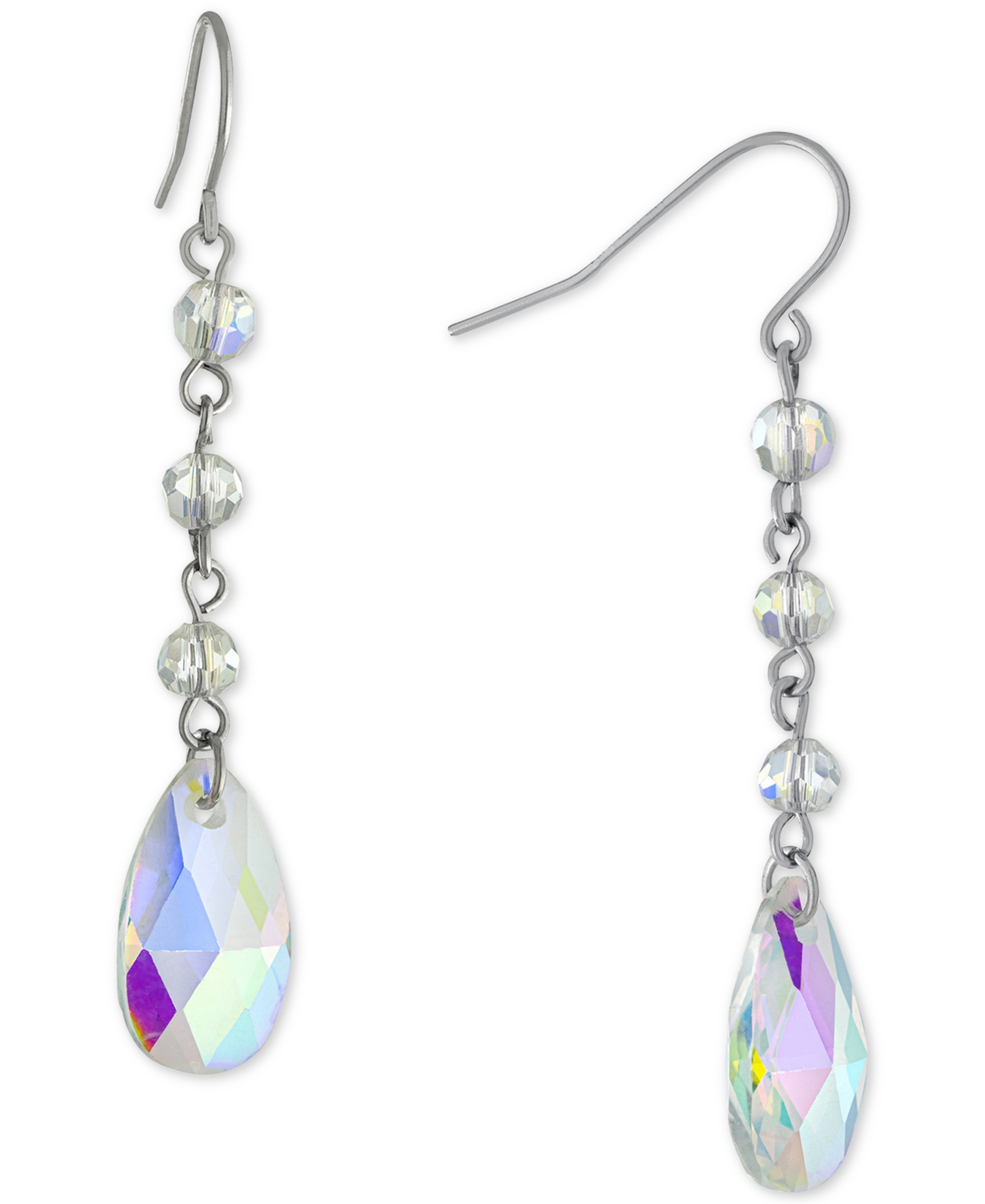 Click here for Giani Bernini Faceted Crystal Drop Earrings  Creat... prices