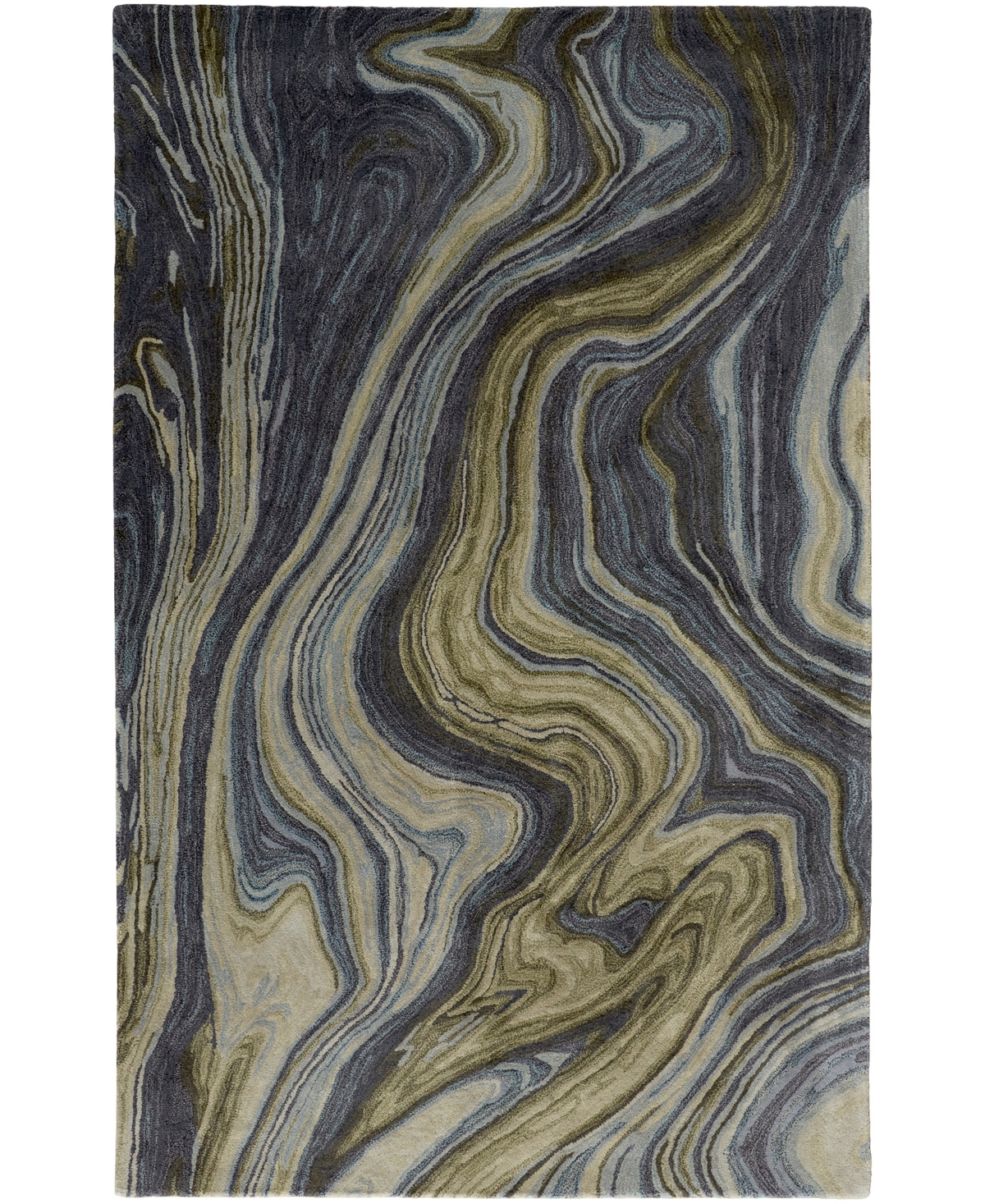 Click here for Feizy Amira R8631 36 x 56 Area Rug - Green  Gray prices