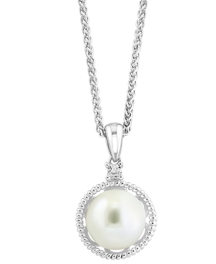 Effy Collection Effy® Cultured Freshwater Pearl 10mm Bead Frame 18