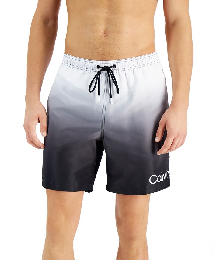 Calvin Klein Men's Ombré Sky Gradient 7" Swim Trunks & Reviews ...