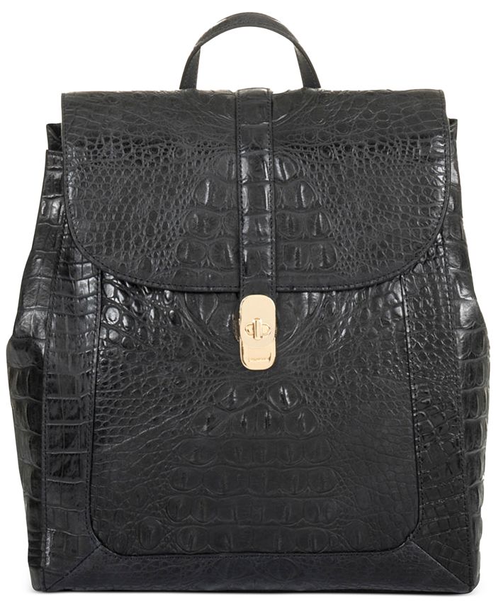 Brahmin Sadie Embossed Leather Backpack - Macy's