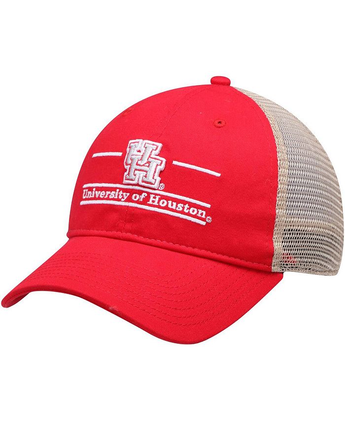 Game Men's The Red Houston Cougars Split Bar Trucker Adjustable Hat ...