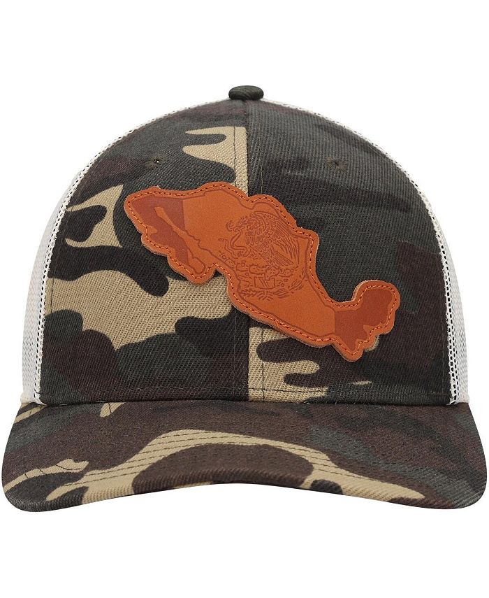 Local Crowns Men's Camo Mexico Woodland Destinations Patch Trucker ...