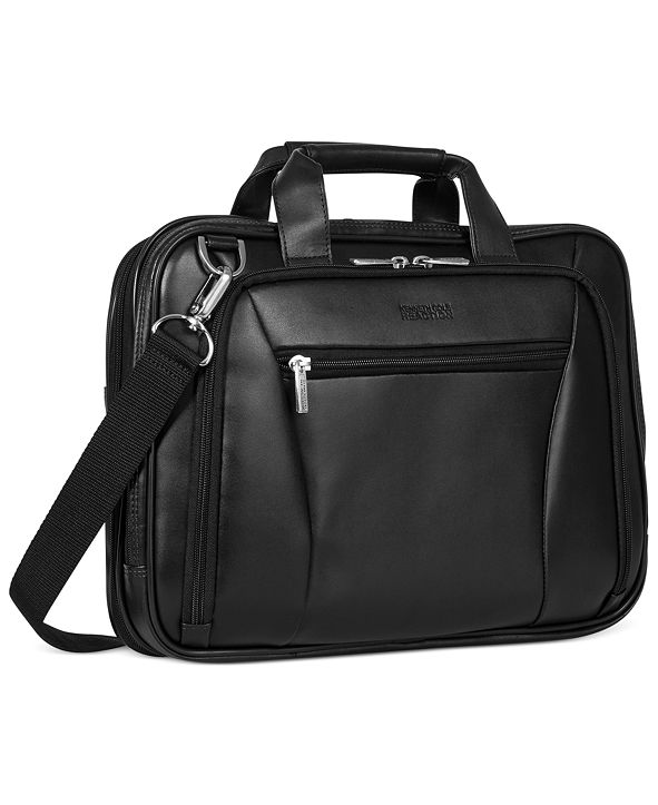 Kenneth Cole Reaction Leather Double Gusset Laptop Briefcase & Reviews ...