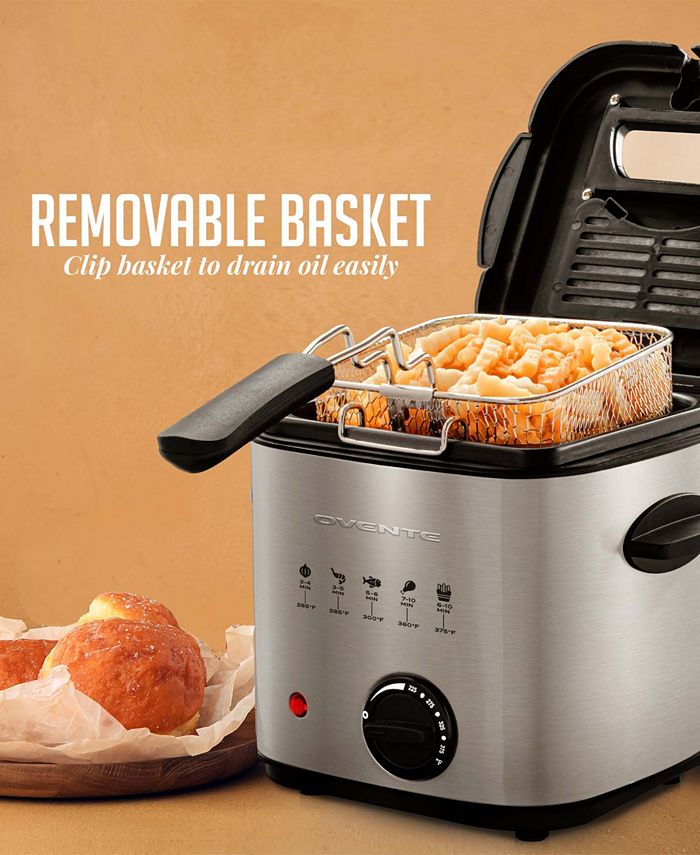 OVENTE Electric Deep Fryer with Removable Basket - Macy's