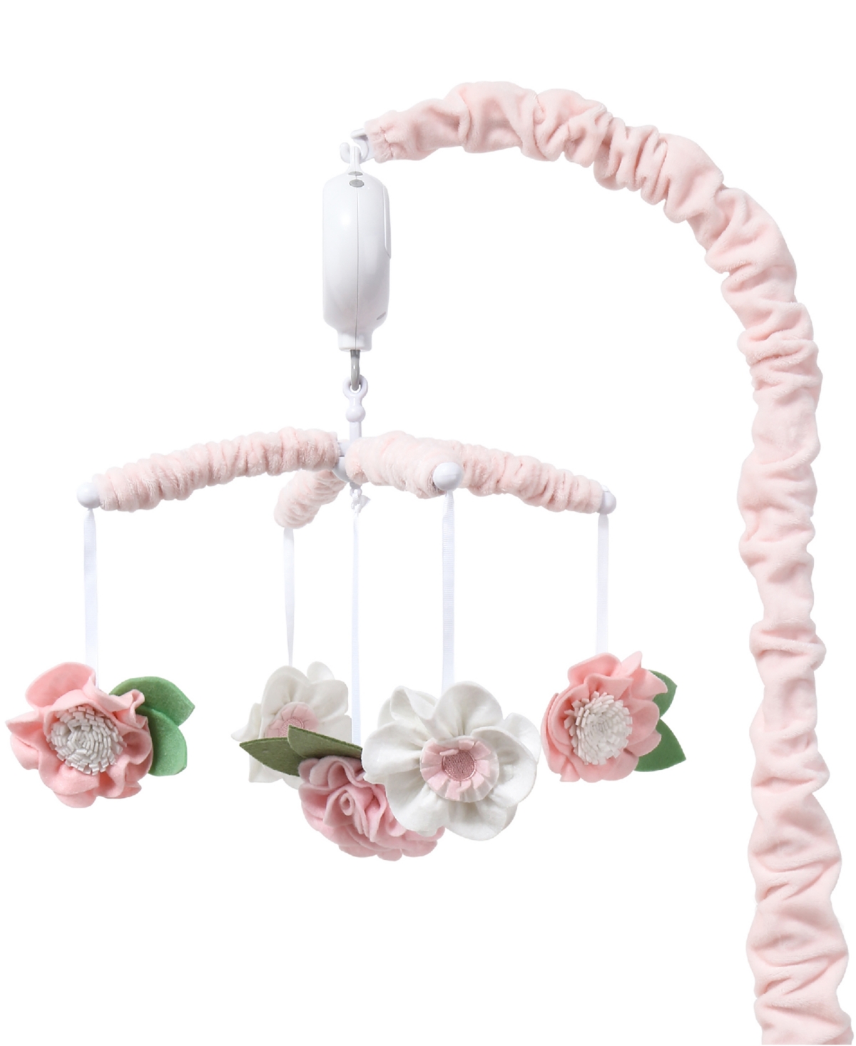 Click here for The Peanutshell Pink Floral Musical Crib Mobile fo... prices