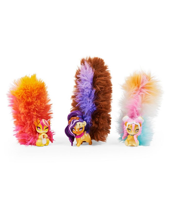 Whiffies S'mores 3-Pack, Collectible Animals with Scented Plush Tails ...
