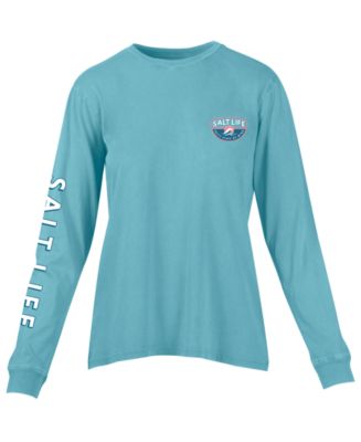 Salt Life Women's Morning Wave Cotton Boyfriend Tee - Macy's