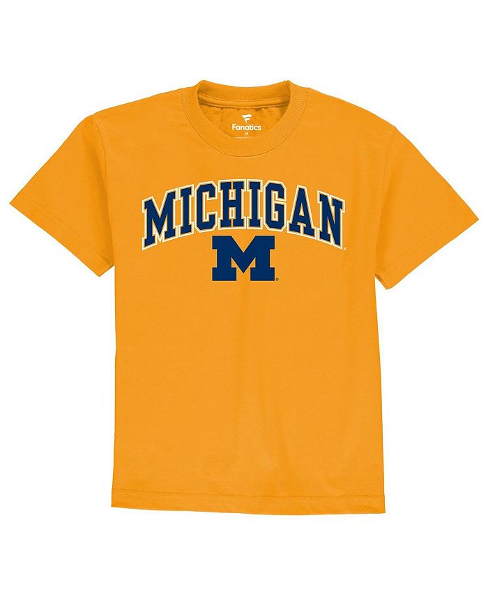 Fanatics Big Boys Maize Michigan Wolverines Campus T-shirt - Macy's