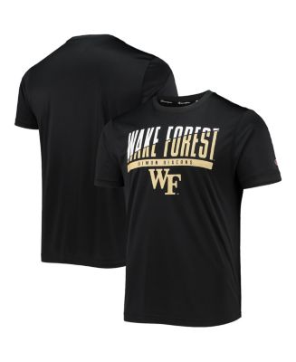Men's Champion Black Wake Forest Demon Deacons Wordmark Slash T-shirt ...