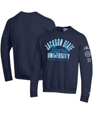 Men's Champion Navy Jackson State Tigers 2-Hit Powerblend Pullover ...