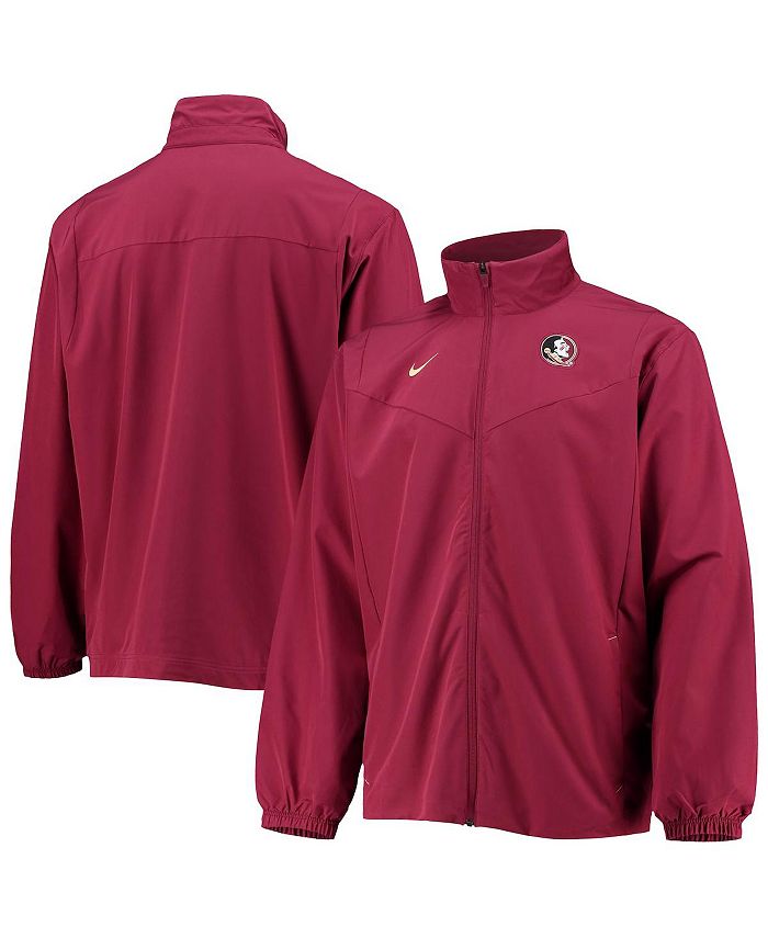 Nike Men's Garnet Florida State Seminoles 2021 Sideline Full-Zip Jacket ...
