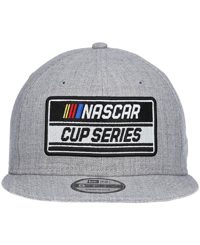 New Era Men's Gray Nascar Cup Series Logo 9Fifty Snapback Adjustable ...
