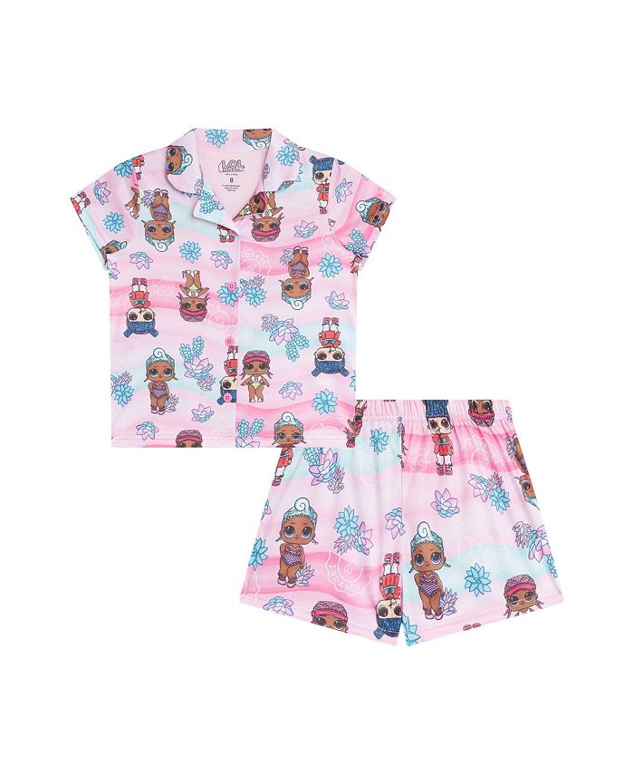 LOL Surprise! Little Girls Lol Surprise Pajama, 2 Piece Set - Macy's
