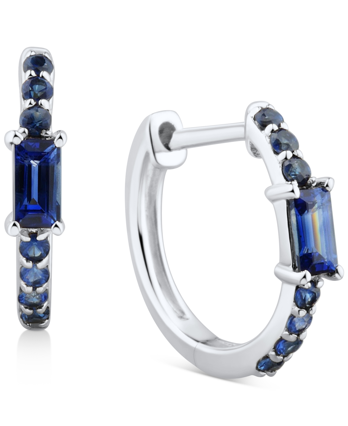 Click here for Sapphire Extra Small Hoop Earrings (1/2 ct. t.w.)... prices