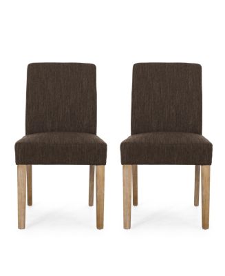 Kuna Contemporary Upholstered Dining Chair Set, 2 Piece - Macy's