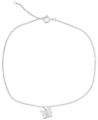 Sterling silver butterfly ankle bracelet store