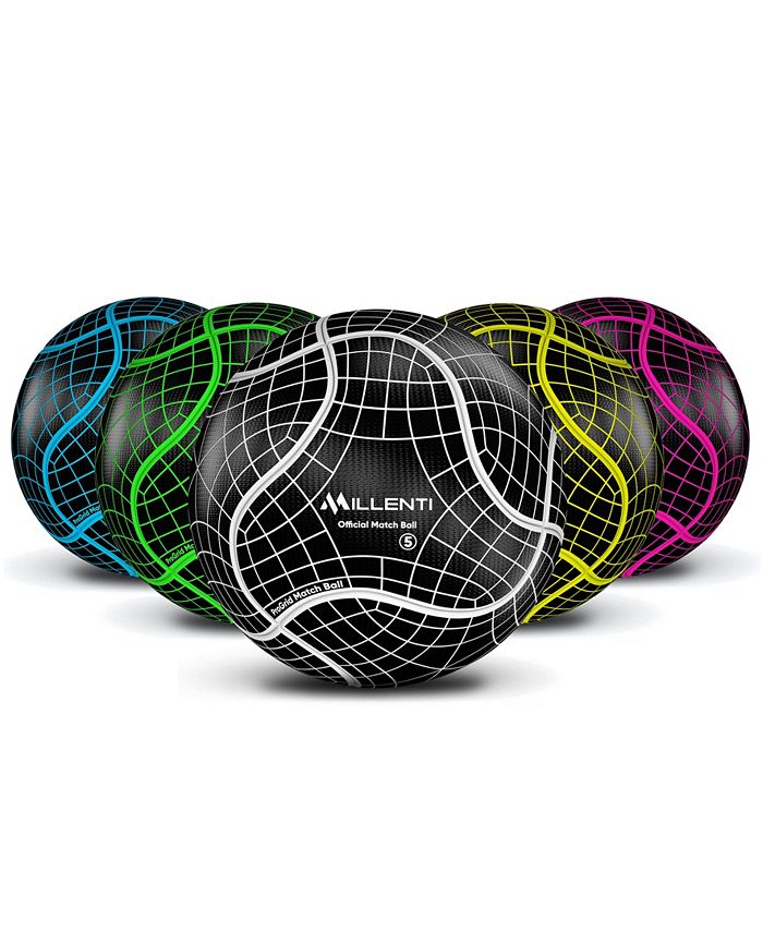 MILLENTI US Soccer Ball Official Size 5 - Progrid Official Match Soccer ...