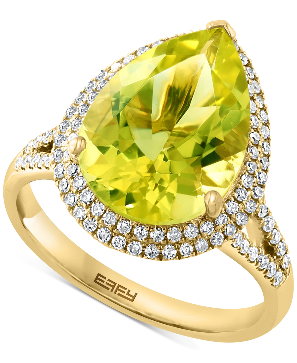 Effy Collection Effy Lemon Quartz (4-7/8 Ct. T.w.) & Diamond (3/8 Ct. T ... Effy Collection Effy Lemon Quartz (4-7/8 Ct. T.w.) & Diamond (3/8 Ct. T ...