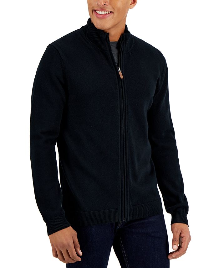 Club Room Men's Full-Zip Sweater, Created for Macy's - Macy's