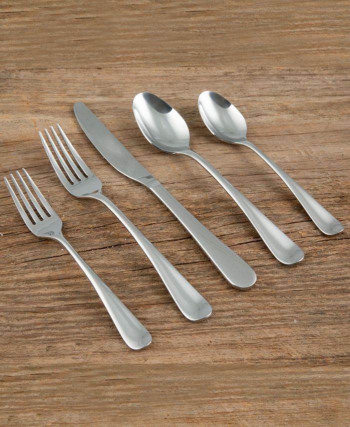 Cambridge Silversmiths Rhiannon Satin 45-Piece Flatware Set, Service ...