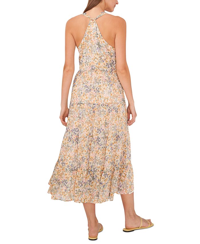 Riley & Rae Women's Floral-Print Tie-Detail Maxi Dress, Created for ...
