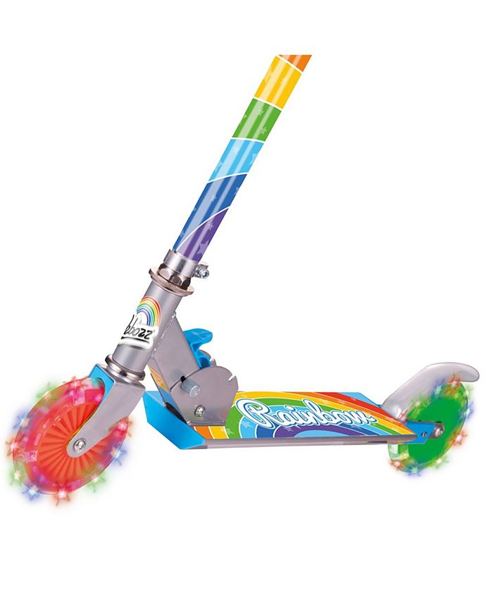Ozbozz Rainbow Foldable Scooter Light Up Wheels - Macy's