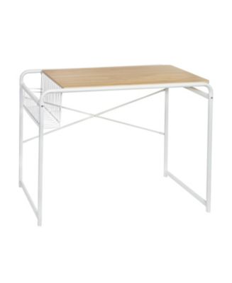Home Office Computer Desk with Side Basket - Macy's
