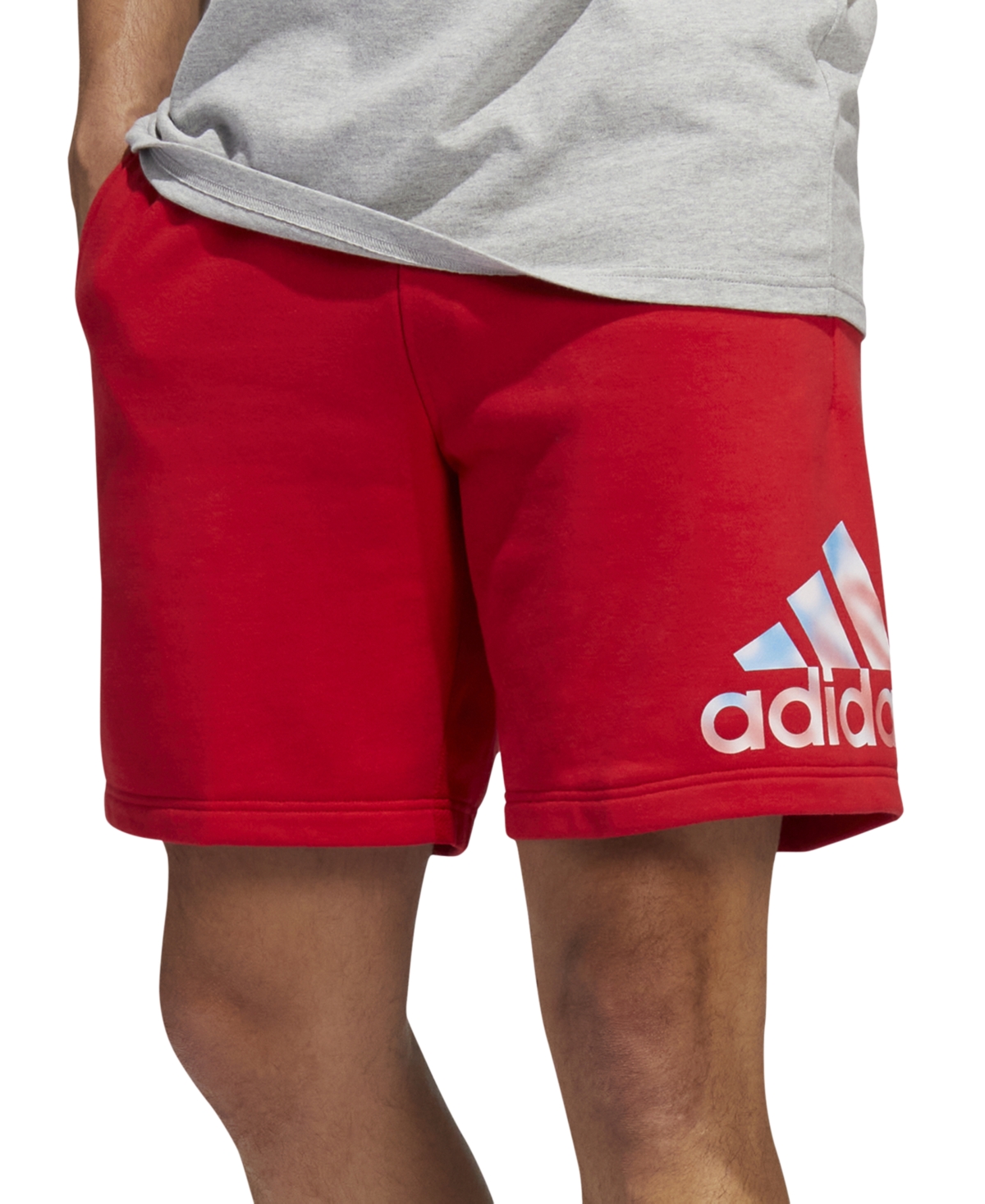 Adidas Originals Adidas Men's Flag Logo 10" Shorts In Scarlet | ModeSens