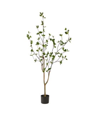 Minimalist Citrus Artificial Tree, 5' - Macy's