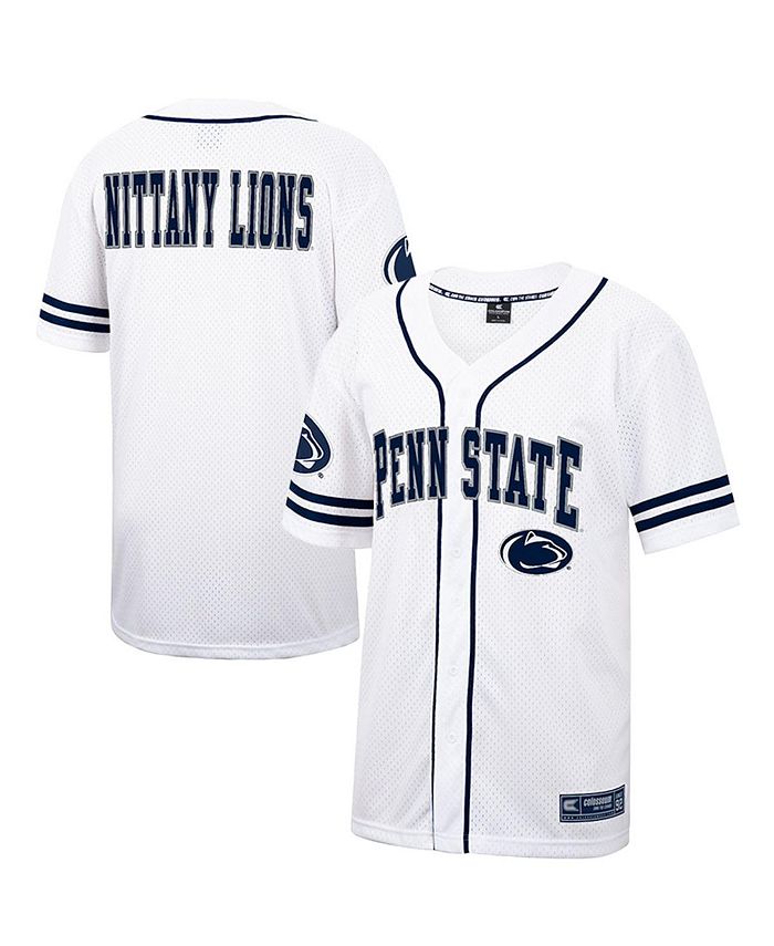Colosseum Men's White and Navy Penn State Nittany Lions Free Spirited ...
