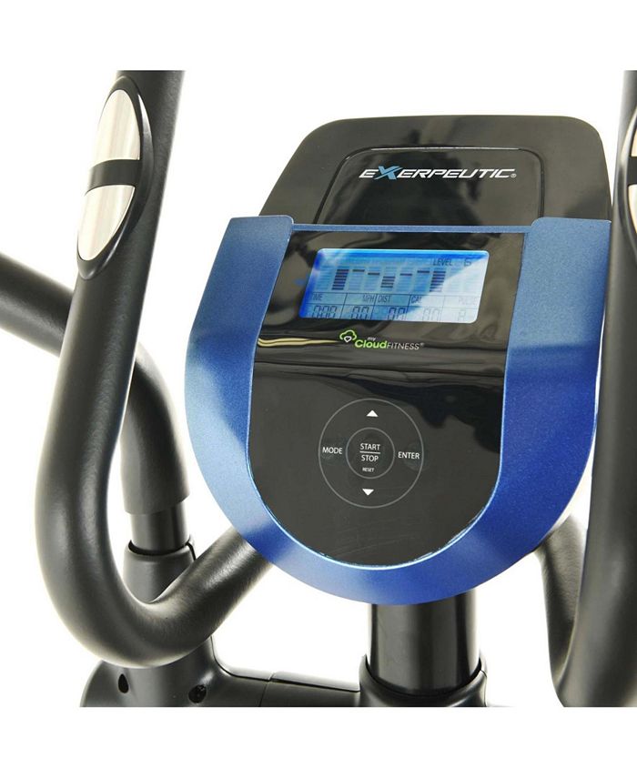 Exerpeutic Magnetic Flywheel Elliptical Trainer Machine For Home Gym ...