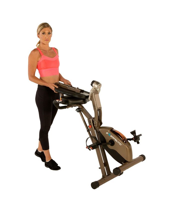 Exerpeutic Gold 525XLR Folding Recumbent Exercise Bike - Macy's