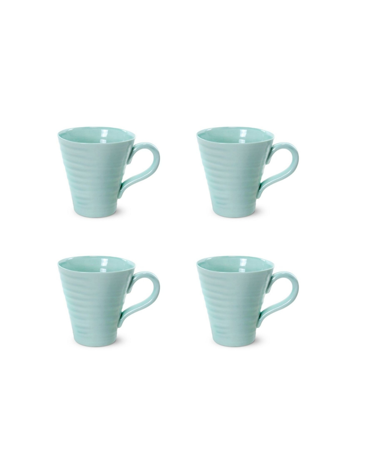Click here for Portmeirion Sophie Conran Mugs  Set of 4 - Celadon prices