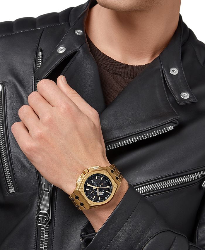 Philipp Plein Men's Chronograph Plein Extreme Two-Tone Stainless Steel ...