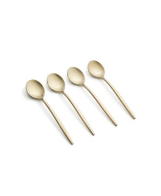 Cambridge Silversmiths Gaze Champagne Satin Demi Spoon Set, 4 Piece ...