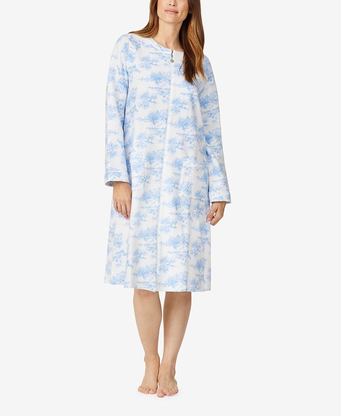 Eileen West Women's Quilted Waltz Zip Robe - Macy's
