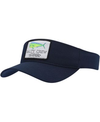 Men's Salty Crew Navy Mahi Mount Adjustable Visor - Macy's