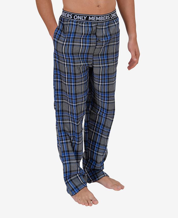 Members Only Men's Flannel Lounge Pants - Macy's