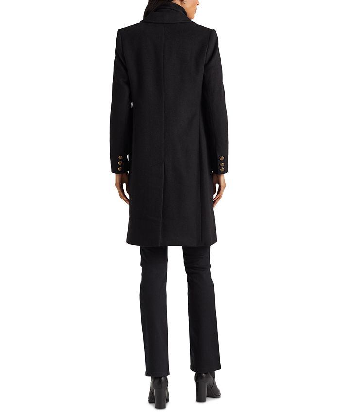 Lauren Ralph Lauren Women's Single-Breasted Reefer Coat & Reviews ...