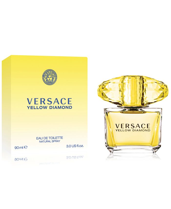 Versace Yellow Diamond Eau de Toilette Spray, 3 oz. & Reviews - Perfume ...