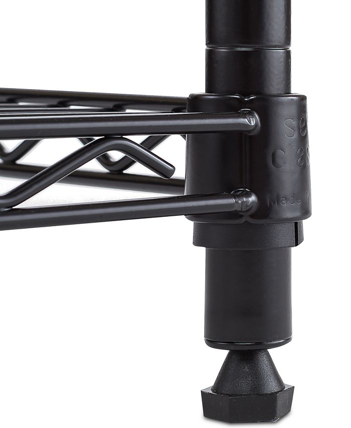Seville Classics 5-Tier Black Epoxy Steel Wire Shelving - Macy's